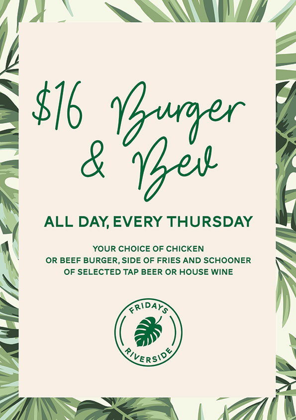 Restaurant & Bar, River Views - Friday's Riverside, Fortitude Valley